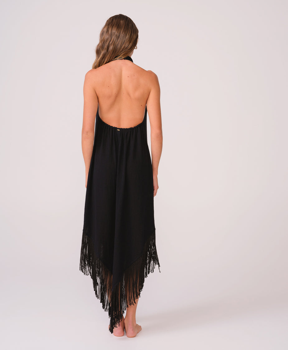Midnight Kate Fringe Dress | PQ Swim
