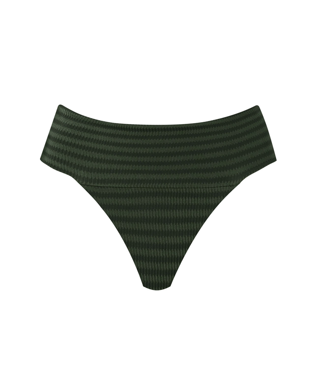 Olive Banded High Waist Bottoms | PQ Swim