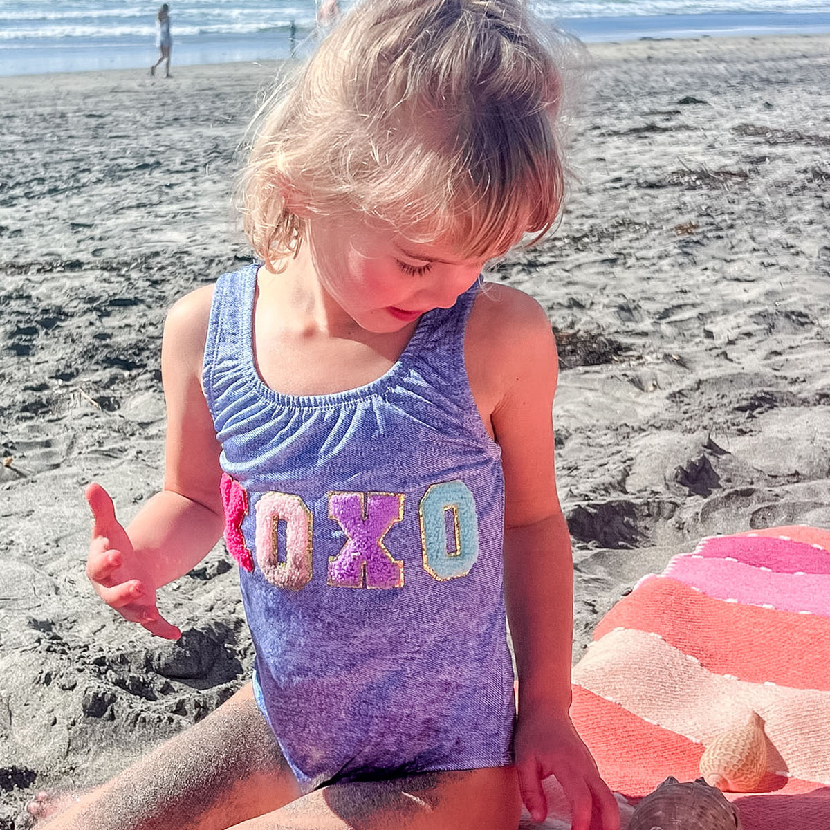 Kids Indie Sky XOXO One Piece | PQ Swim
