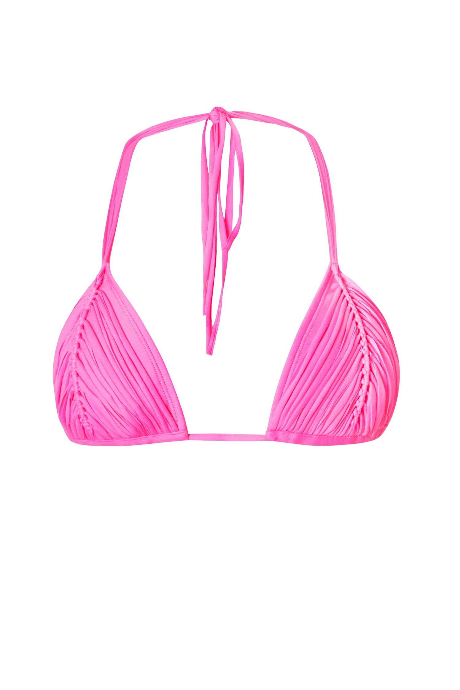 Vivid Pink Isla Tri Top | PQ Swim
